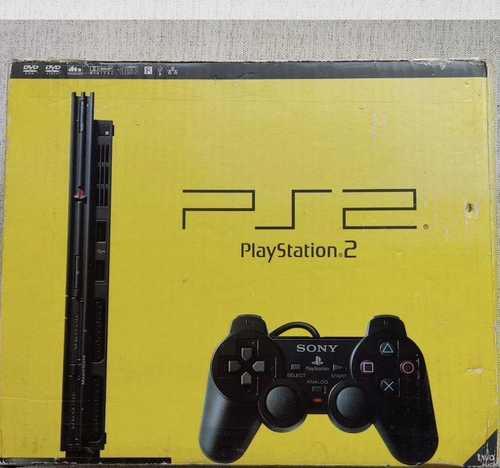 Sony playstation2 slim полный комплект прошитый