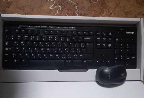Беспроводная клавиатура и мышь logitech k270