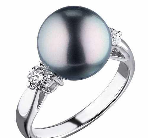 Кольцо Mikimoto Black South Sea Cultured Pearl Classic 11,0 мм