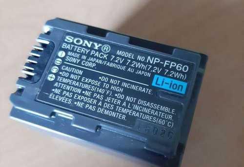 Аккумулятор Sony NP-FP60