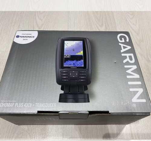 Новый эхолот-картплоттер Garmin plus 43cv