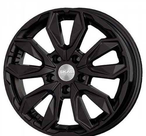 R16 4x100 6J ET41 D60,1 Скад Сочи черный барxат