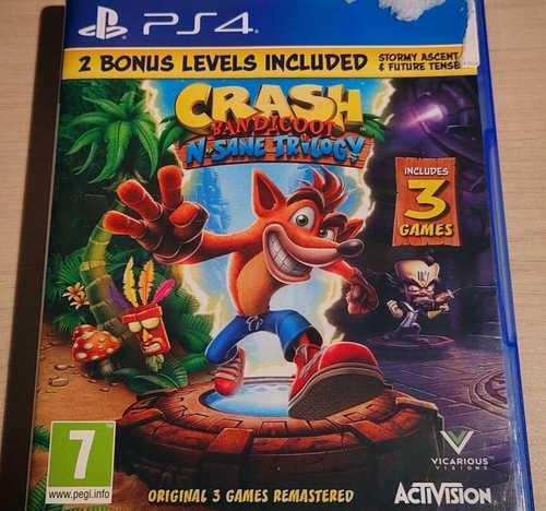 Crash Bandicoot N Sane Trilogy PS4