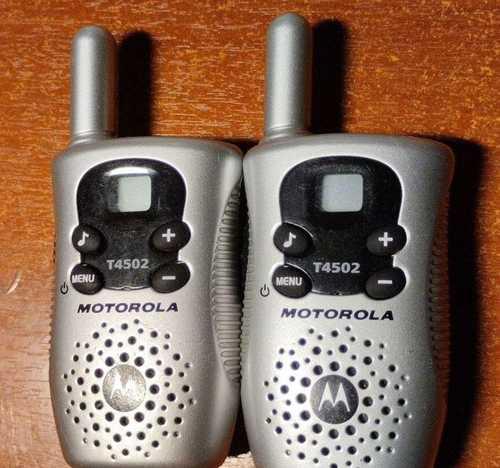 Рация Motorola t4502 и stobo freecomm 150