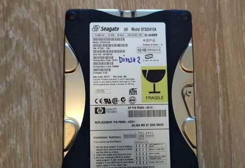 HDD IDE, 20gb, Seagate U6