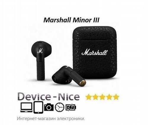 Беспроводные наушники Marshall Minor 3 Black