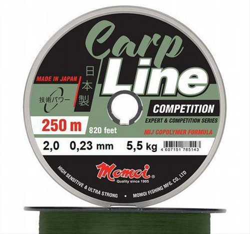 Леска Momoi Carp Line Competition 250 м оливковая