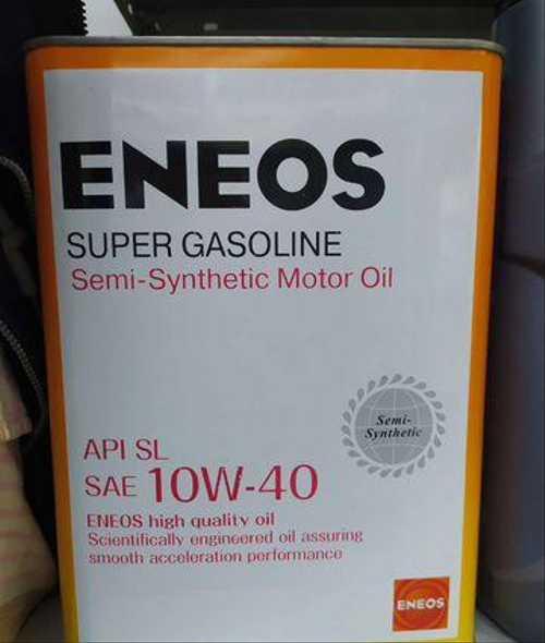 Масло моторное eneos 10W40 4л