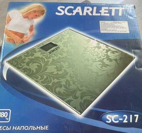 Весы напольные Scarlett SC-217 (б/у)