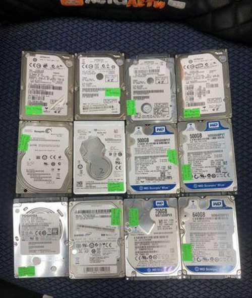 Жесткий диск HDD SATA 2,5 (не исправные)