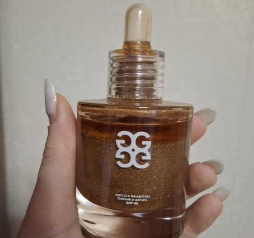 Солнцезащитное масло шиммер spf 30 glow me