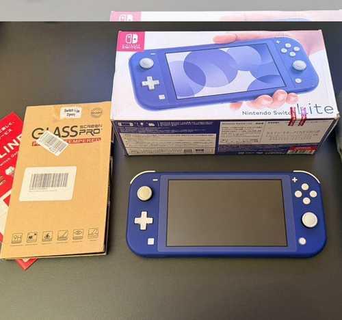 Nintendo switch lite синий