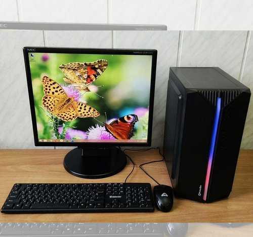 Компьютер RGB i5 озу 4Гб ЖК монитор NEC LCD195VXM