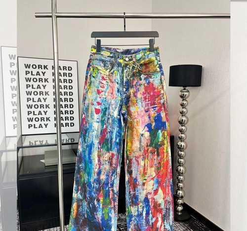 Джинсы acne studios paint jeans