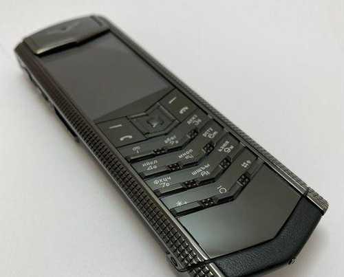 Vertu Signature S Clous de Paris Pure Black