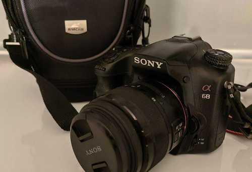 Фотоаппарат зеркальный Sony Alpha A68 Kit 18-55