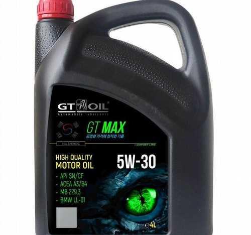 Масло моторное синтетическое, GT MAX, SAE 5W-30, 4