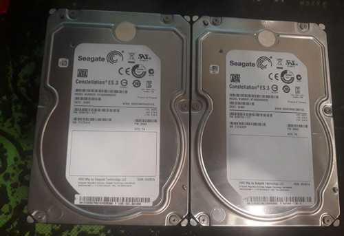 2 Seagate по 4 Тб