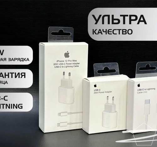 Комплект зарядного устройства iPhone 15/16 pro max