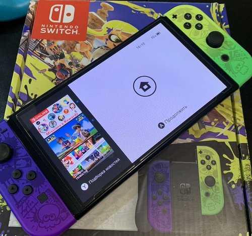 Nintendo switch oled splatoon 3