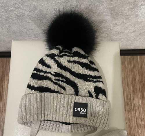 Шапка детская зимняя Orso Bianco