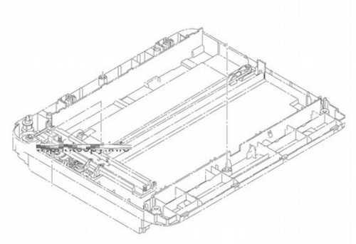 Сканер в сборе Brother dcp 1510 LES884001