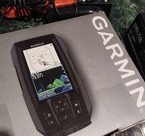 Эхолот garmin striker vivid 4cv с датчиком gt20 tm