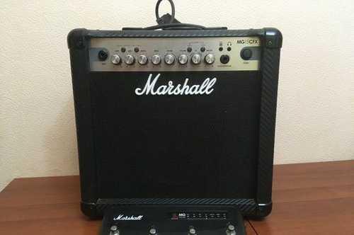 Комбоусилитель Marshall MG15CFX c футсвитчем