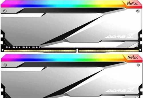 Netac dimm DDR5 32GB (2x16Gb) 6200MHz Z RGB Silver