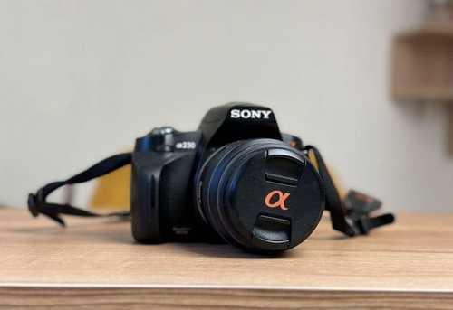 Зеркальный фотоаппарат Sony a230 + объектив 18-55
