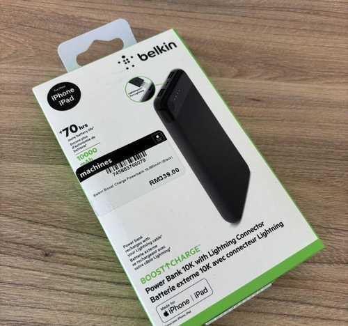 Внешний аккумулятор Belkin 10000MAh lighting