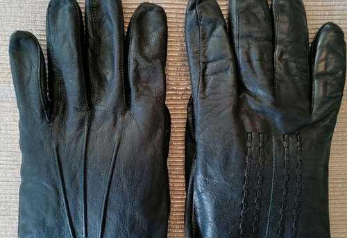 Перчатки мужские кожаные, распарованные