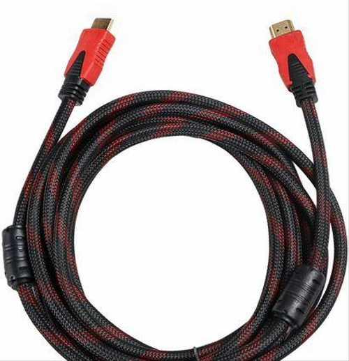 Кабель hdmi-hdmi, 10 метров, v1.4, плетеный, новый