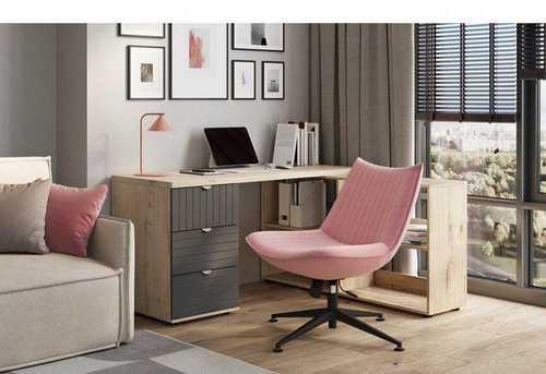 Офисное кресло Альма Textile Pink