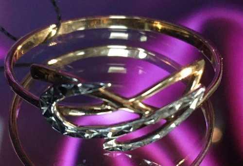 Золотые кольца новые больших размеров (014)