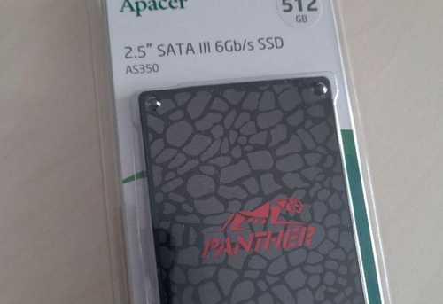 Новый SSD 512Gb Apacer AS350