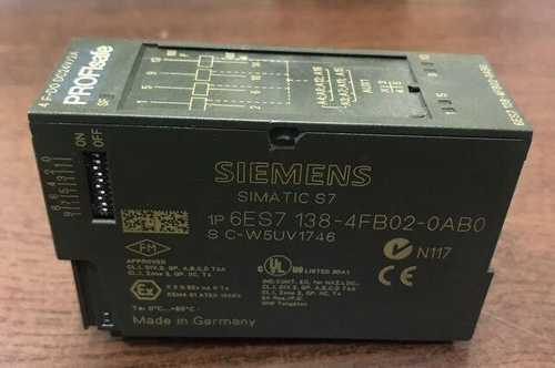 Siemens simatic s7 1p 6es7 138-4fb02-0ab0 новый