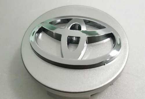 1шт Toyota колпак для литых дисков 61мм, серебро