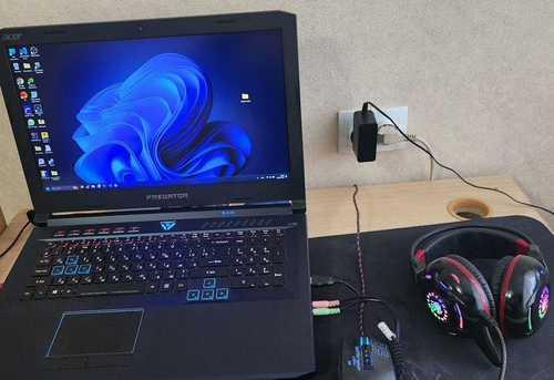 Игравой ноутбук Acer predator helios 500 17' экран