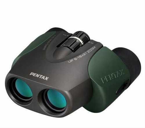 Бинокль Pentax UP 8-16x21 зеленый