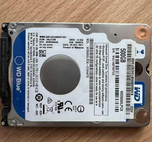 Жесткие диски Hdd SATA 2.5 отличном состояни 3 шт