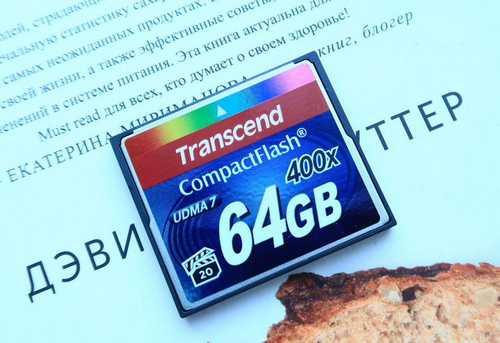 Карта памяти Transcend CF 64gb (udma 7) 400x