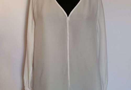 Блузка valentino белая с пышными рукавами 44