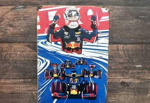Декор на стену табличка Формула 1 Red Bull