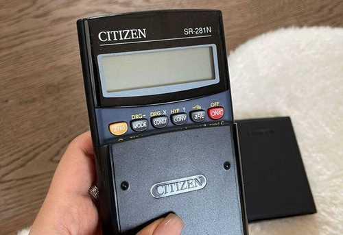 Калькулятор инженерный citizen SR-281N и LC-110N