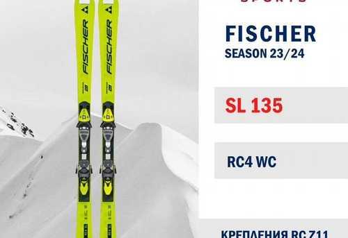 Горные лыжи Fischer RC4 WC SL 135 JR + RC4 Z11