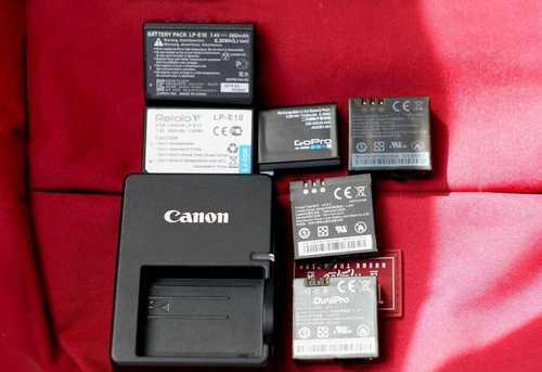 Canon LP-E10 аккумуляторы, Canon LC-E5 зарядник