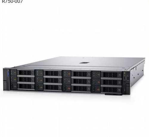 Сервер Dell PowerEdge R750 3.5" Rack 2U, R750-007