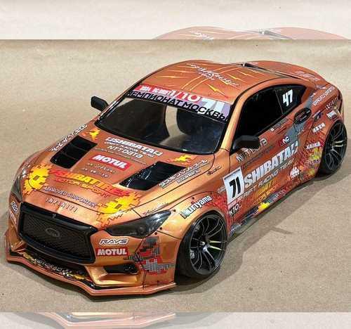 Rc drift кузов 1/10 shibata infiniti q60