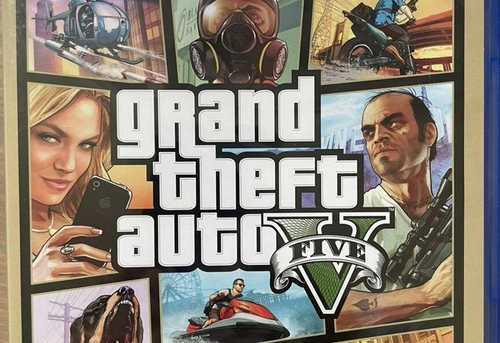 Диск с игрой для PS5 Grand Theft Auto V